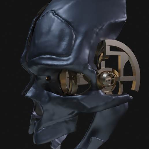 🎨 Wearable Dishonored 1 Mask・Free STL File for ・Cults