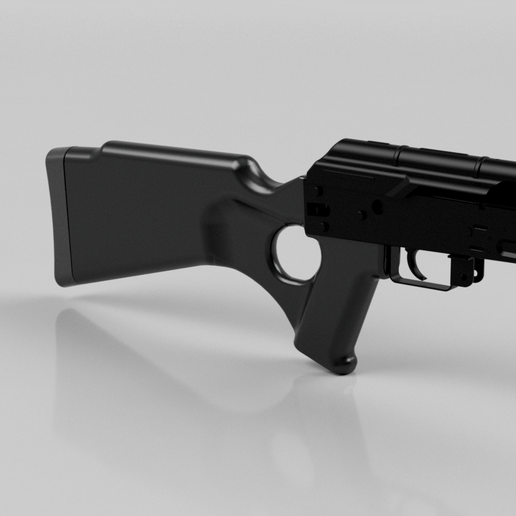 🔫 AK Yugo Sniper Stock for Airsoft AK・Free STL File for ・Cults