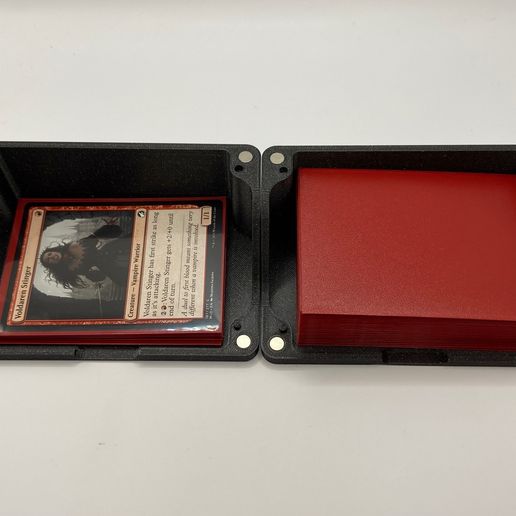 📦 Standard Deck Box and Trays for Magic the Gathering, Pokemon, or any ...
