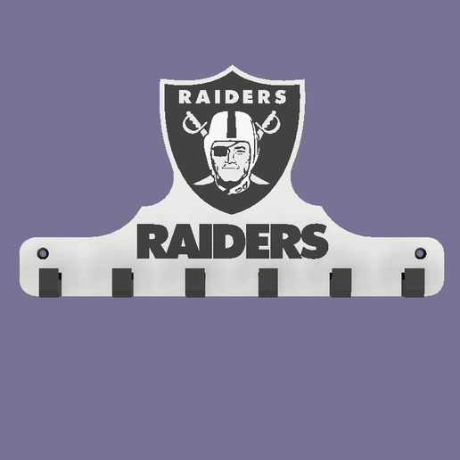 🏈 Las Vegas Raiders NFL KEYS HOLDER WALL・ STL File for 3D printing・Cults