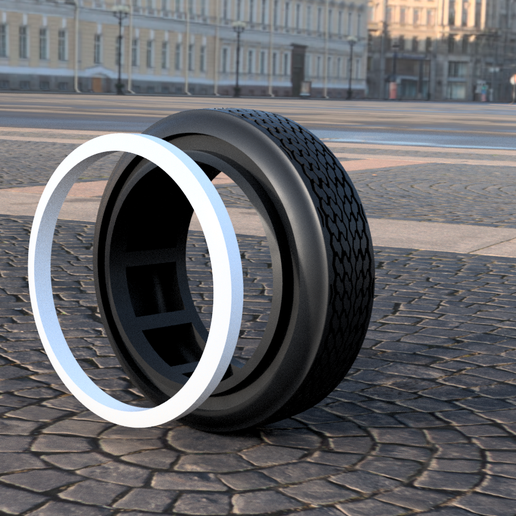 👽 Astro Supreme 13 x6 rims with Coker 520 tyres.・ STL File for 3D ...