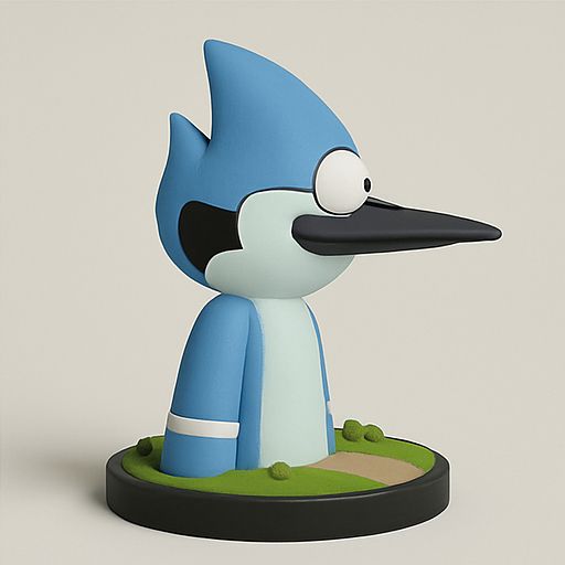 👤 Mordecai Bust・ STL File for 3D printing・Cults