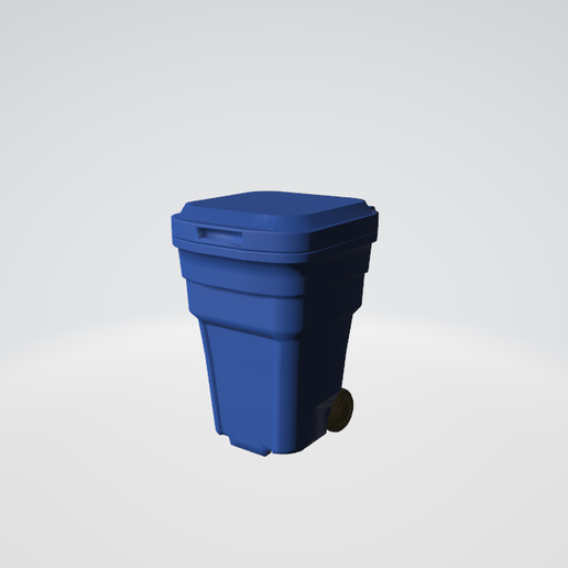 🗑️ Trash Bin For Diorama・Free STL File for 3D printing・Cults