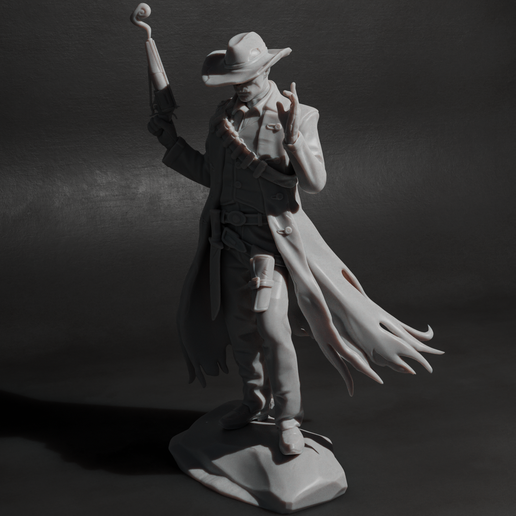 🎨 Ghoul | Fallout fan art・Free STL File for 3D printing・Cults