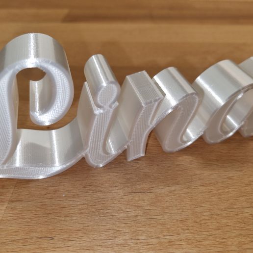 🎁 LINA name tag・ STL File for ・Cults