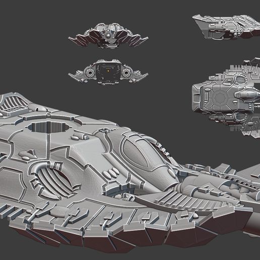 🛰 8mm Space Elves Aetherhawk Achzarit・Free STL File for ・Cults