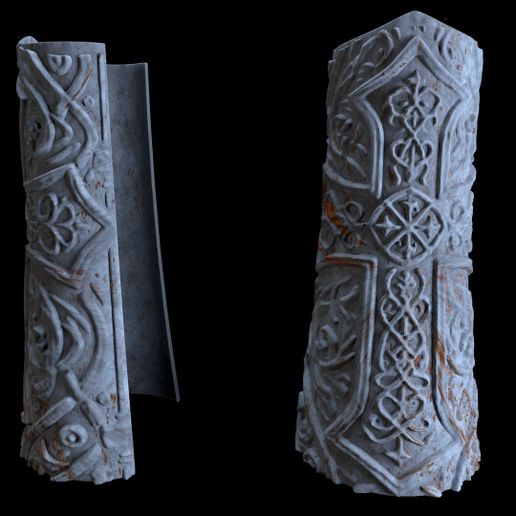 🫡 Paladin Bracers・ STL File for 3D printing・Cults