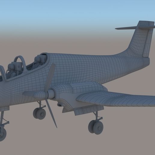 STL file IA-58 Pucara aircraft ️ (3MF)・3D printing template to download ...