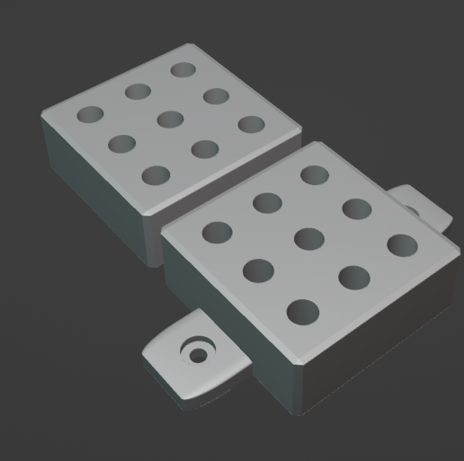 🎆 1/4" time fuse staging/prep holder・Free STL File for 3D printing・Cults