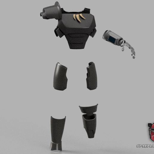 🪖 Helldivers 2 GS-17 Frontier Marshal Armor Diy KIT Cosplay escala 1:1 ...