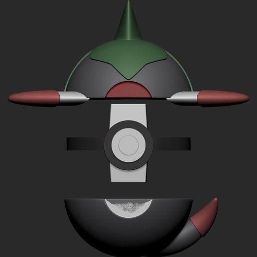 🐉 Pokemon Axew Fraxure Haxorus Pokeball・ STL File for 3D printing・Cults