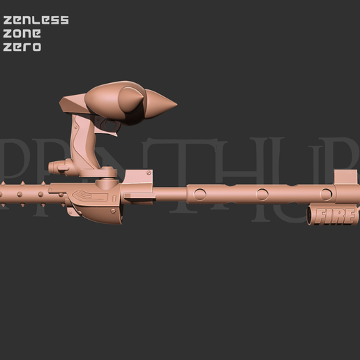 🔫 Burnice White Weapon Pack - Zenless Zone Zero for cosplay stl・ STL ...