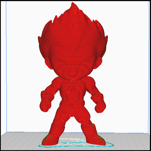 👨 Vegeta chibi style・Free STL File for 3D printing・Cults