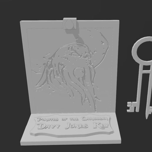 davy jones key drawing