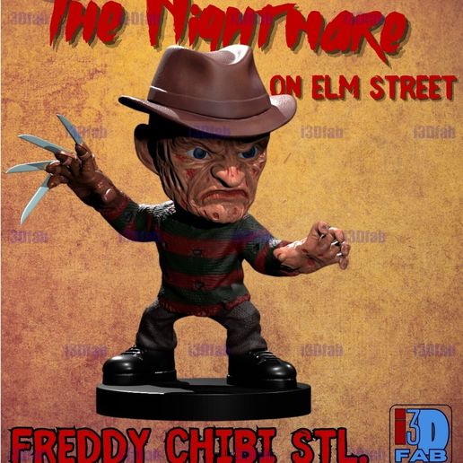 🎃 Chibi Horror Slashers Bundle – STL Files (Myers, Jason, Freddy)・ 3D ...