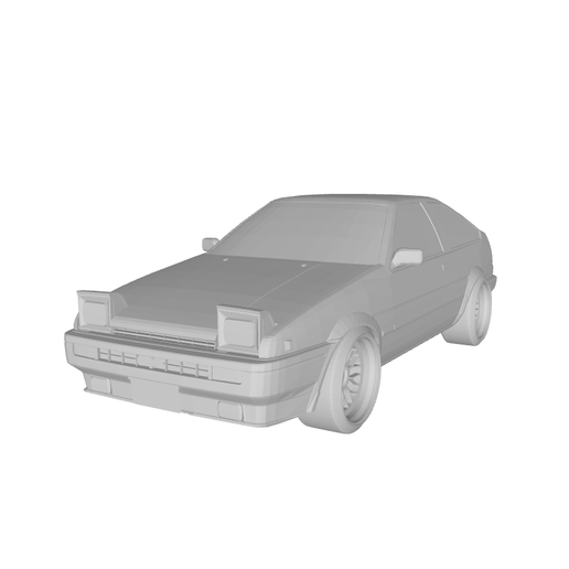 STL file TOYOTA AE86 🚗 ・3D print design to download・Cults