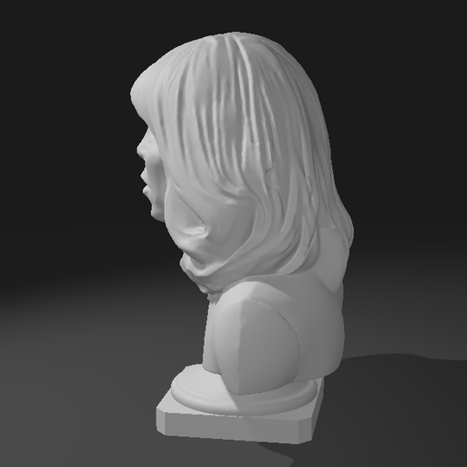 STL file Brigitte Macron Head Sculture Portrait 3D 🇫🇷 (OBJ)・3D printer ...
