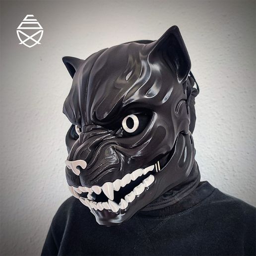 🎃 Panther Mask・ 3D File for 3D printing・Cults