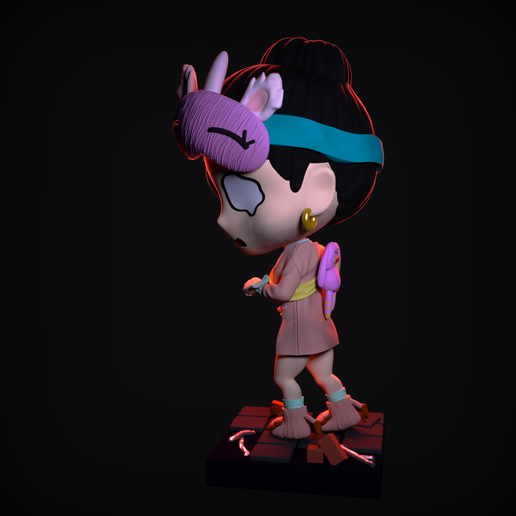 😵 Feng Min Chibi - Dead by Daylight・ STL File for 3D printing・Cults