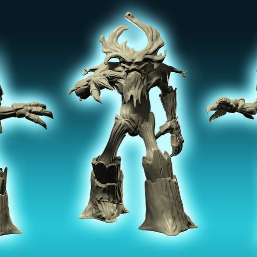 🎲 Tabletop Ents Free, King, Old, Angry・Free 3D File for 3D printing・Cults