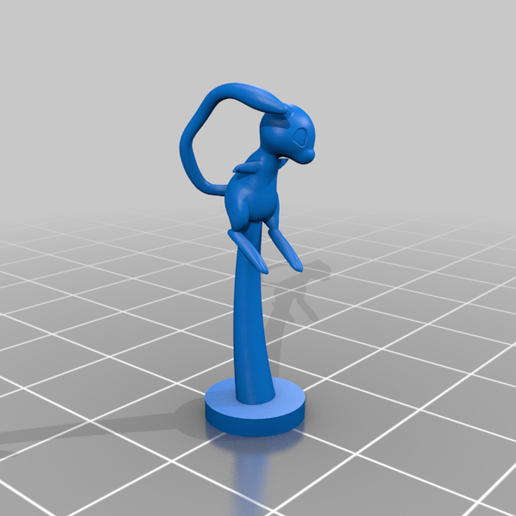 Free STL file Mewtwo / Mew (Pokemon 35mm True Scale Series) 🐉 ・Template ...
