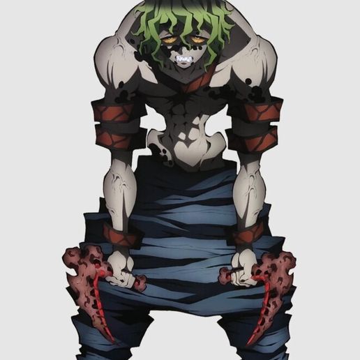🎨 Gyutaro 3D Fan Art Model Demon Slayer・ OBJ File for 3D printing・Cults