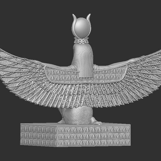 🇪🇬 Egyptian Goddess Isis 3d print model full details・ STL File for 3D ...