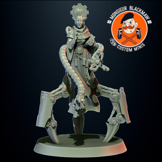 🦸 Machine Maiden・ 3D File for 3D printing・Cults