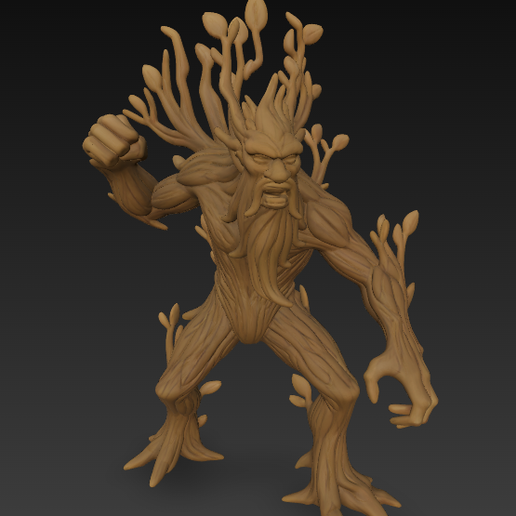 🌳 Ancient Deep Forest Ent – Tree Guardian STL・ STL File for 3D printing ...