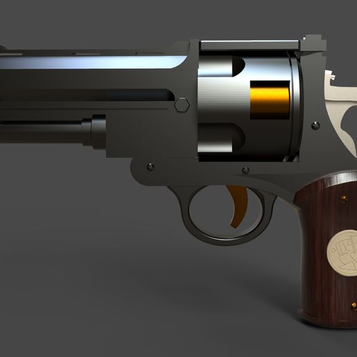 Archivo STL HellBoy Revolver (The Good Samaritan) 🔫 (OBJ)・Plan de ...