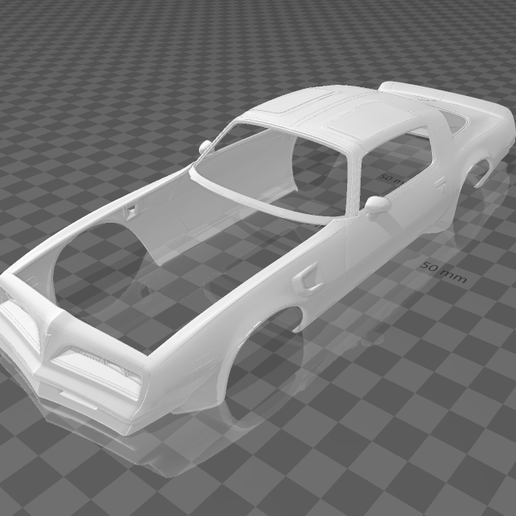 🐚 Pontiac Firebird Trans Am T/A 6.6 1977 Shell Body – Divided Parts for ...