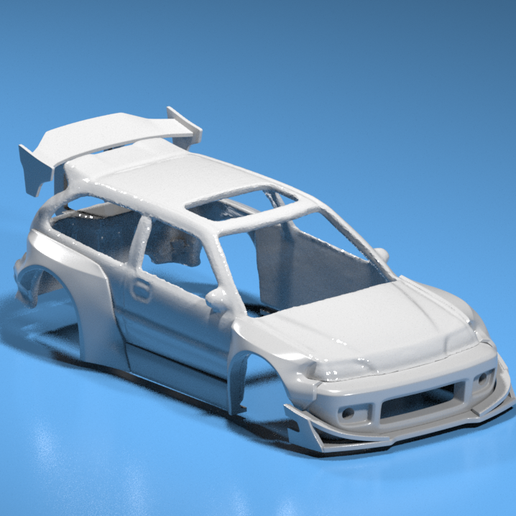 🥵 Hot Wheels Civic EF Pandem Style Wide Kit・ STL File for 3D printing・Cults