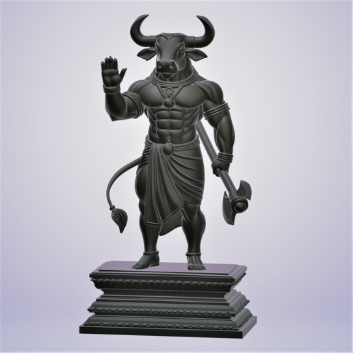 🐂 Nandi dev・ STL File for 3D printing・Cults