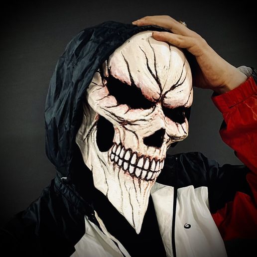 👾 Media Máscara Ainz Ooal Gown - OverLord Cosplay・Archivo STL para ...