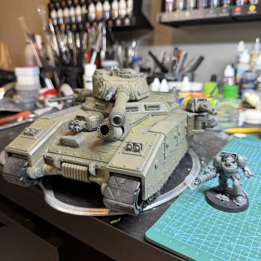 3D-печать работы Сверхтяжелый боевой танк Iron Fury • Сделано на 3D ...