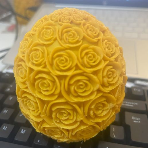 🌹 Full rose egg with snap-on rose egg・ STL File for 3D printing・Cults