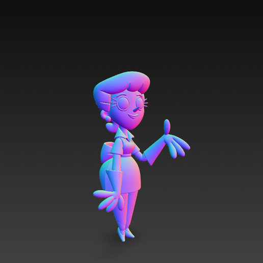 🥼 Dexter's mom Cartoon network・ STL File for 3D printing・Cults
