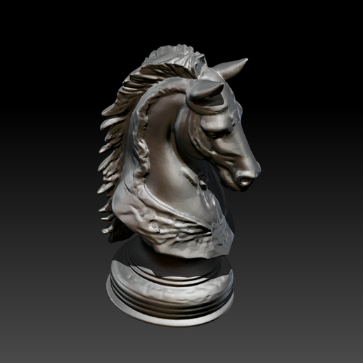 Archivo STL gratis Regal Knight Chess Piece (Free STL) ♟️ (OBJ)・Plan ...