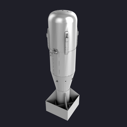 👦 Little Boy (Atomic Bomb) 3D MODEL・ 3D File for 3D printing・Cults