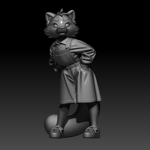 🦊 red fox furry・Archivo STL para Impresión 3D・Cults