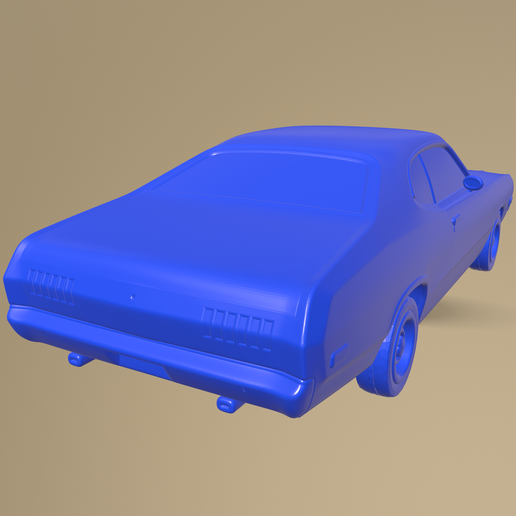 🚗 Dodge Demon 340 1972 PRINTABLE CAR IN SEPARATE PARTS・ STL File for 3D ...