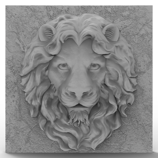 📁 3d Model Stl File For Cnc Router Laser And 3d Printer Lion Head・free 3d