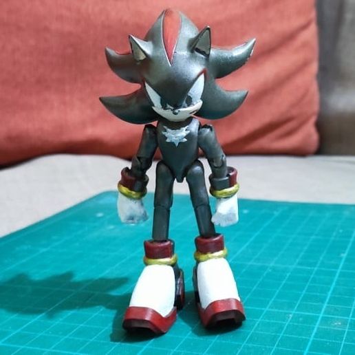 🦔 shadow the hedgehog articulated・ STL File for 3D printing・Cults