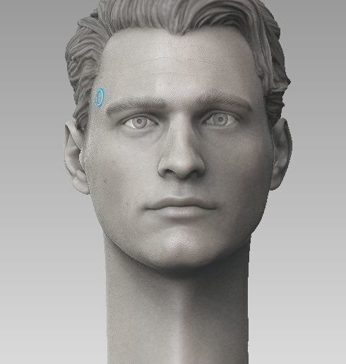 🤖 ONE6 Scale Head- Connor K800- Detroit Become Human・ STL File for 3D ...