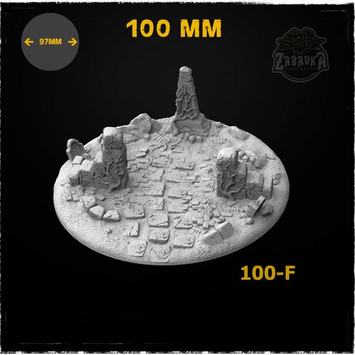⚔ Graveyard 1 Base toppers・ STL File for ・Cults
