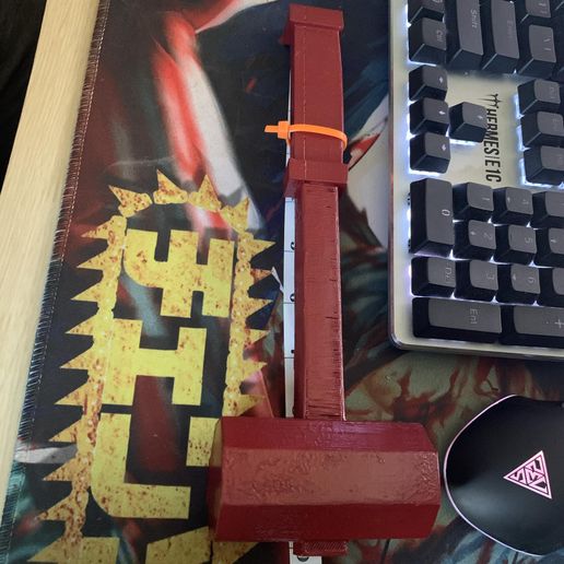 🪚 Chainsaw Man Power's Hammer・Free STL File for 3D printing・Cults