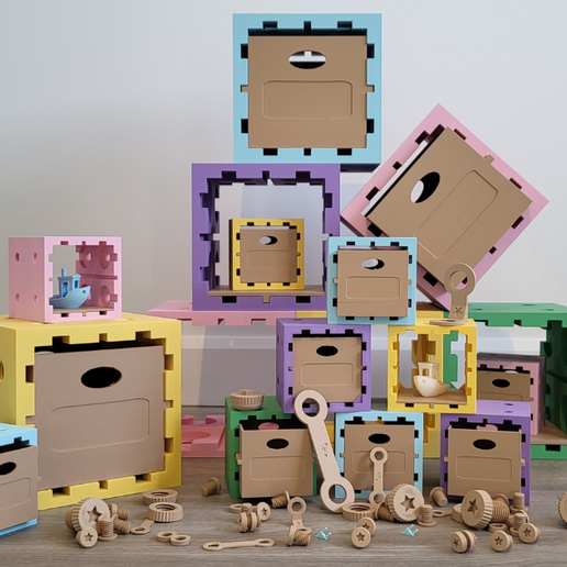 3D file Monomino 3D (Chacha Cube) 📚 ・3D printer model to download・Cults