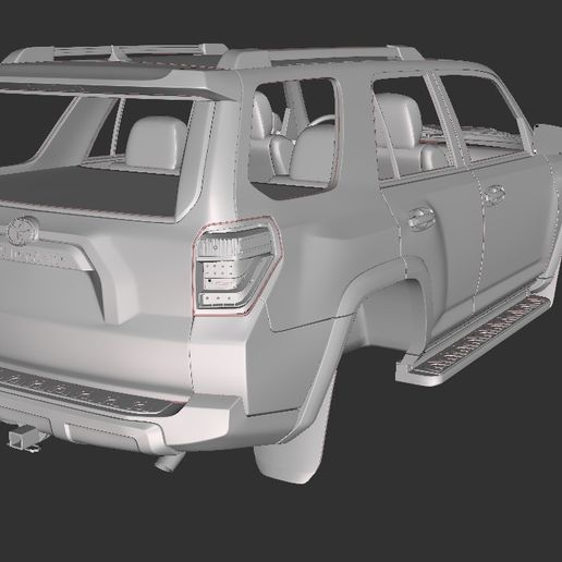 STL file Toyota 4Runner SR5 2020 HIGH+DETAIL+EXTERIOR 🚗 ・3D printer ...