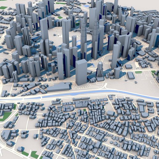🇲🇾 Merdeka 118 Petronas Towers Kuala Lumpur Malaysia・ 3D File for 3D ...