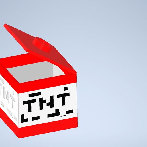 📦 TNT Box 100x100x100・ STL File for 3D printing・Cults